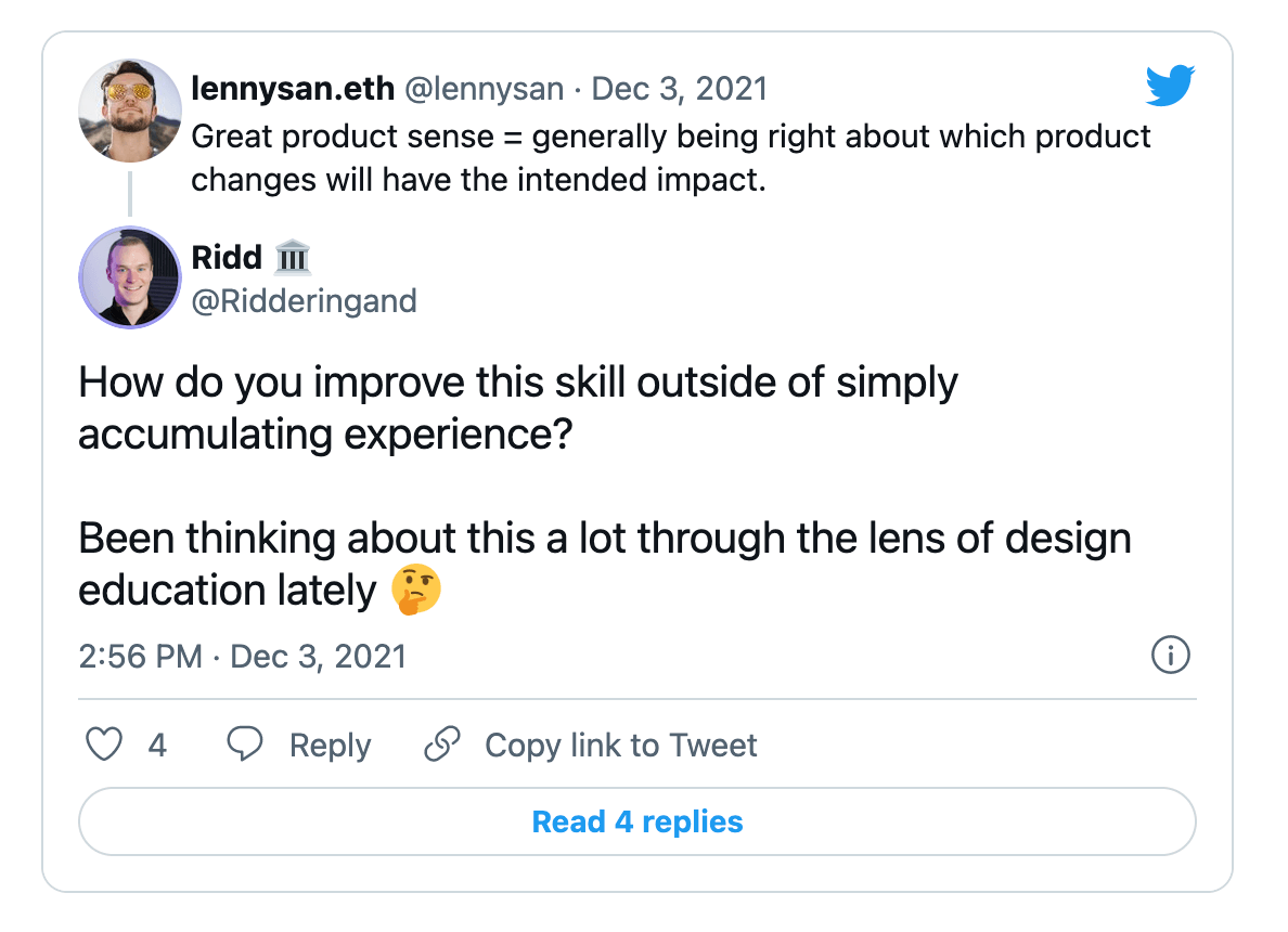 Como desenvolver o product sense?