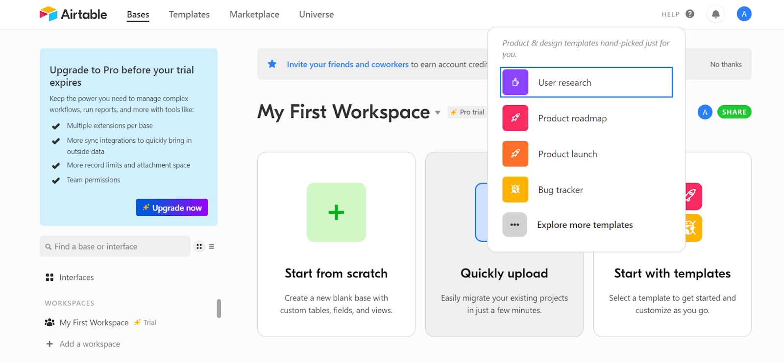 Caso Airtable: 7 táticas para usar no onboarding de novos usuários Caso Airtable: 7 táticas para usar no onboarding de novos usuários