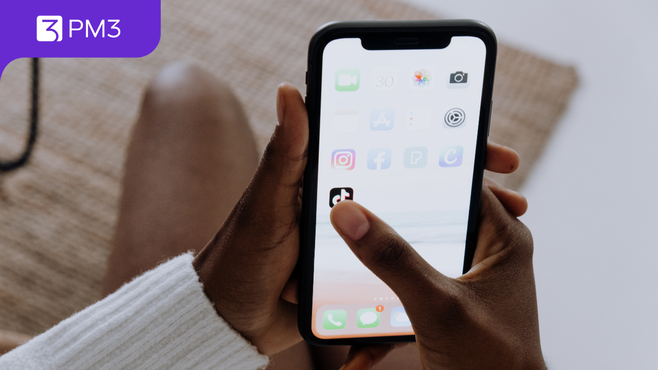 Interface TikTok: Análise de UI/UX design e usabilidade virais - PM3
